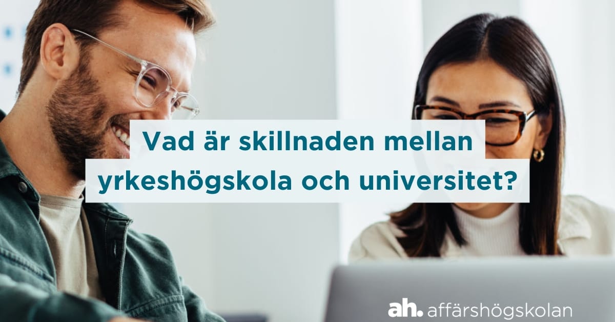 Skillnaden mellan yrkeshögskola och universitet